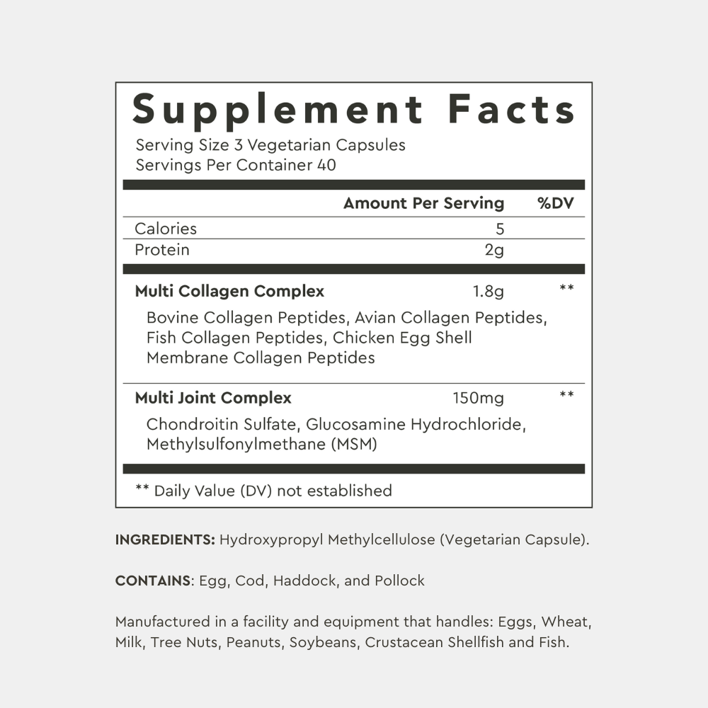 Multi Collagen Capsules - Alaya Naturals